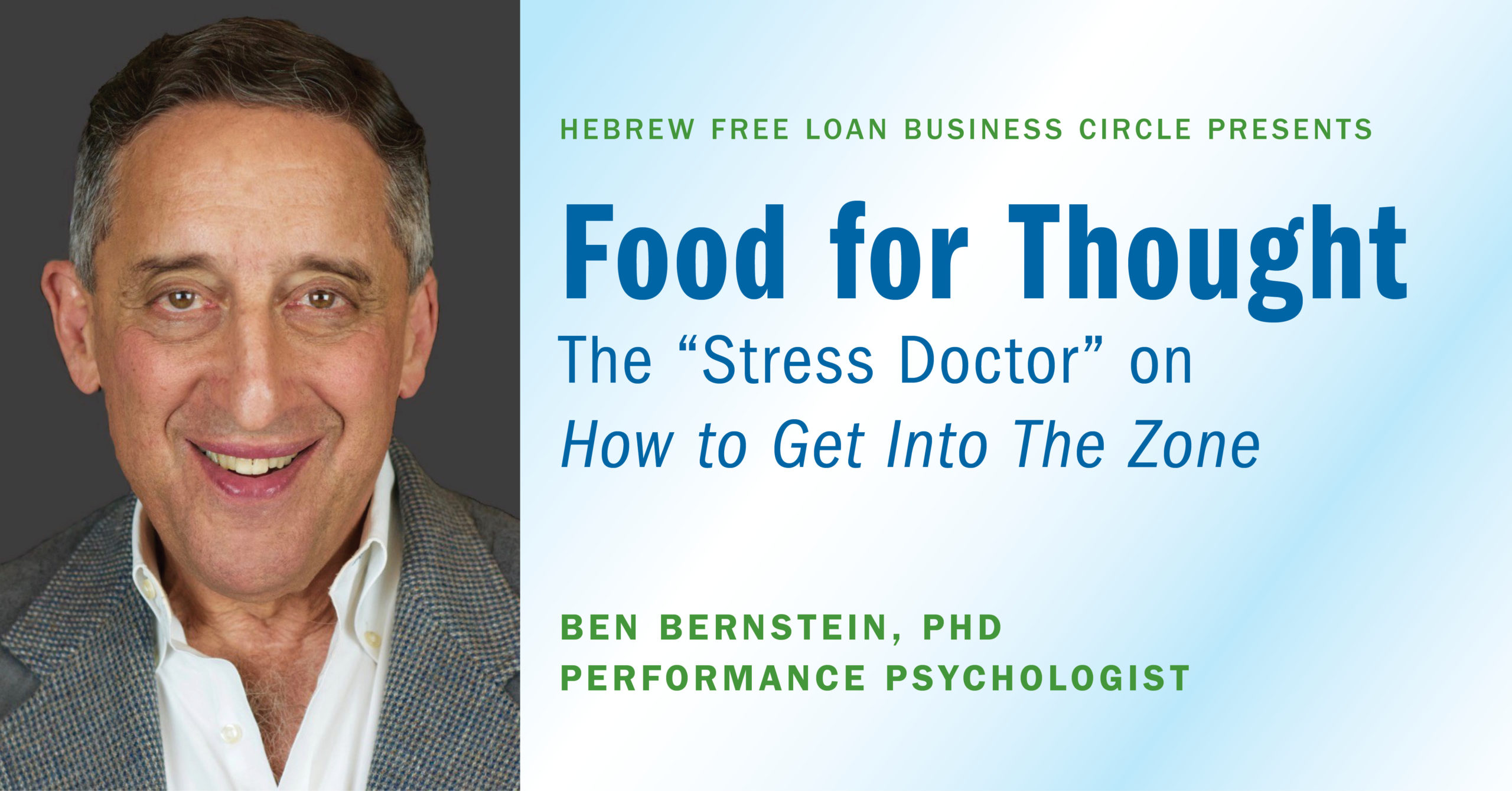 Ben Bernstein, PhD, Performance Psychologist | Food For Thought